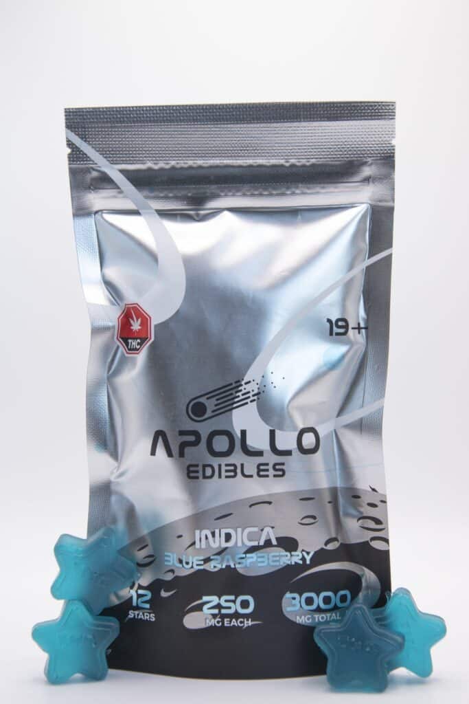 Apollo Gummies – Indica Key Lime/ Fruit Punch 300/500 mg
